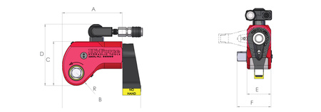 TWS-N Range | Hi-Force | Hydraulic Torque Wrenches | HES